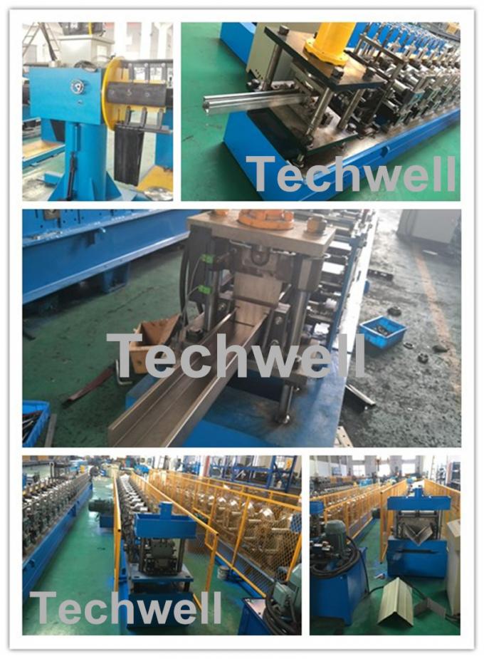 C Purlin Cold Rolling Forming Machine / Cold Rolled Lipped Purlin ...
