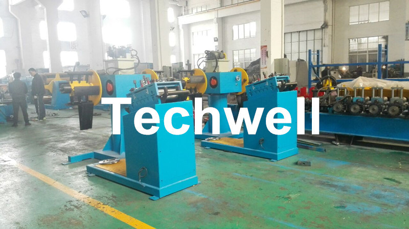 Rotary Double Head Mandrel Manual Uncoiler / Decoiler With Weight ...