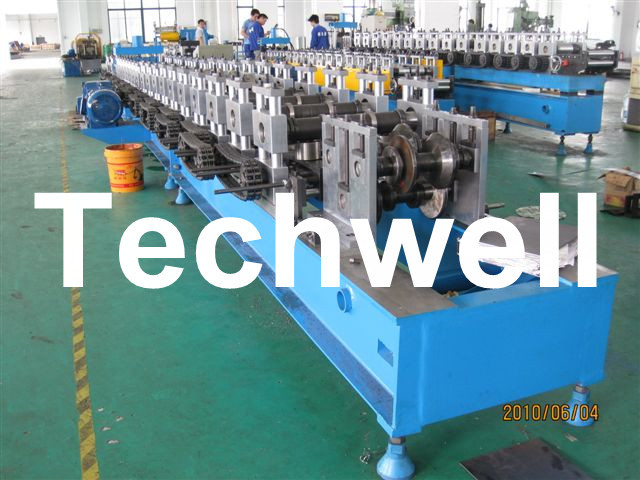 Custom Automatic Guardrail Post Roll Forming Machine With Welded ...